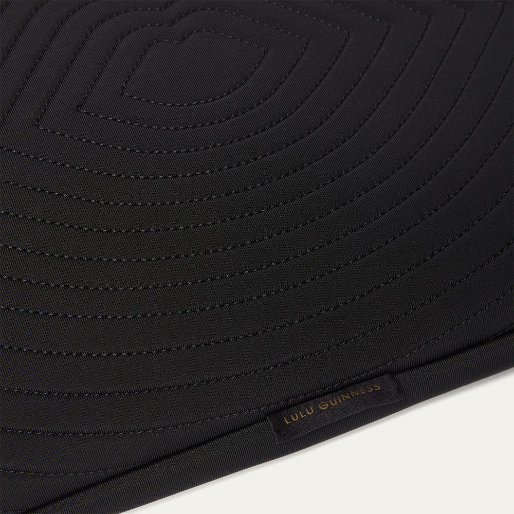 Black Lip Ripple Betty Laptop Case | Technology Cases | Lulu Guinness
