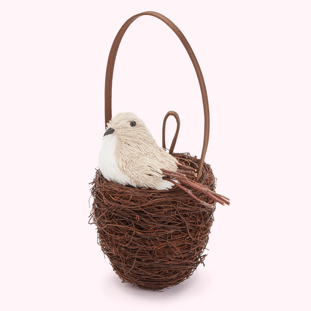 Brown Bird Nest Bag | Lulu Guinness