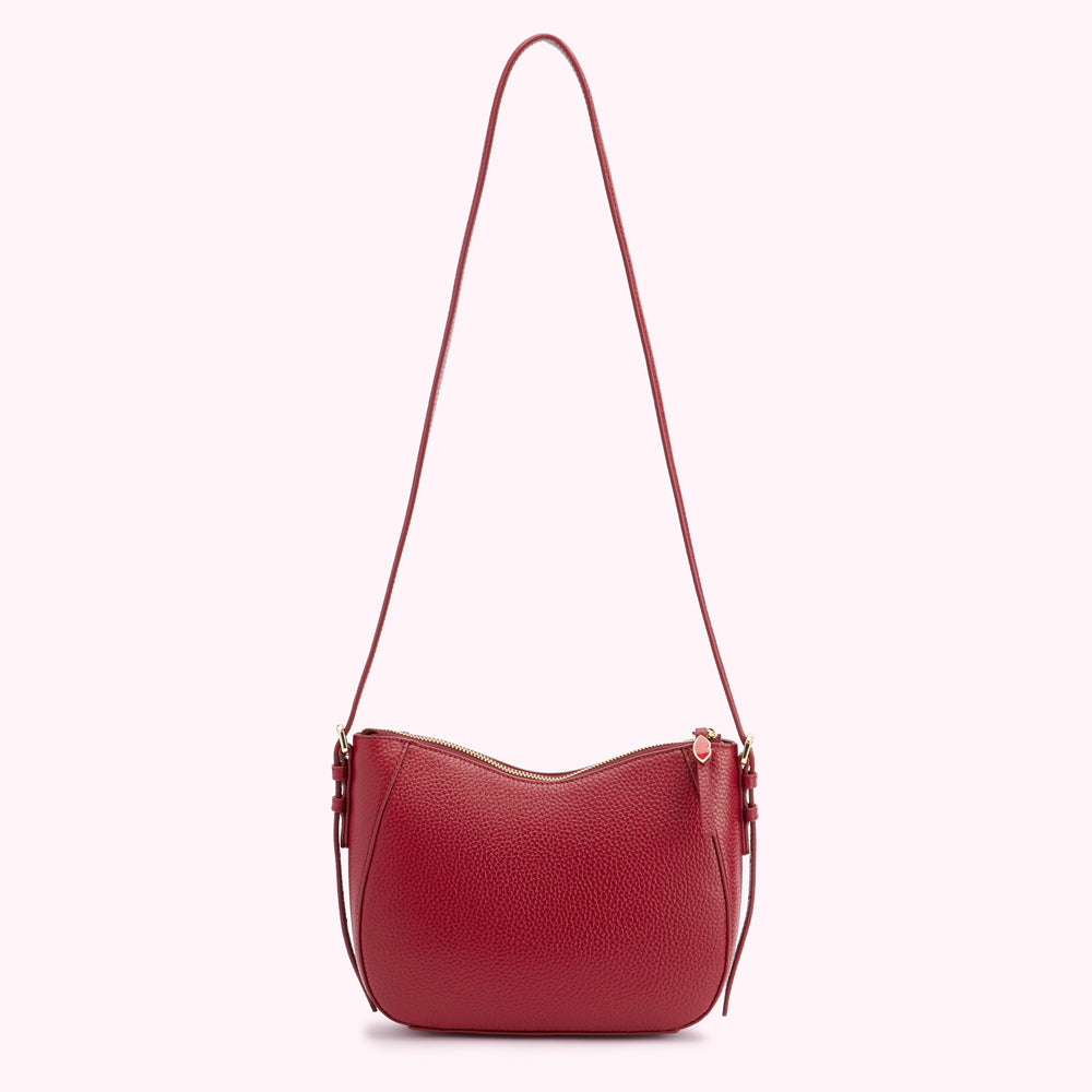 Rosewood Reversible Handles Jules Crossbody Bag