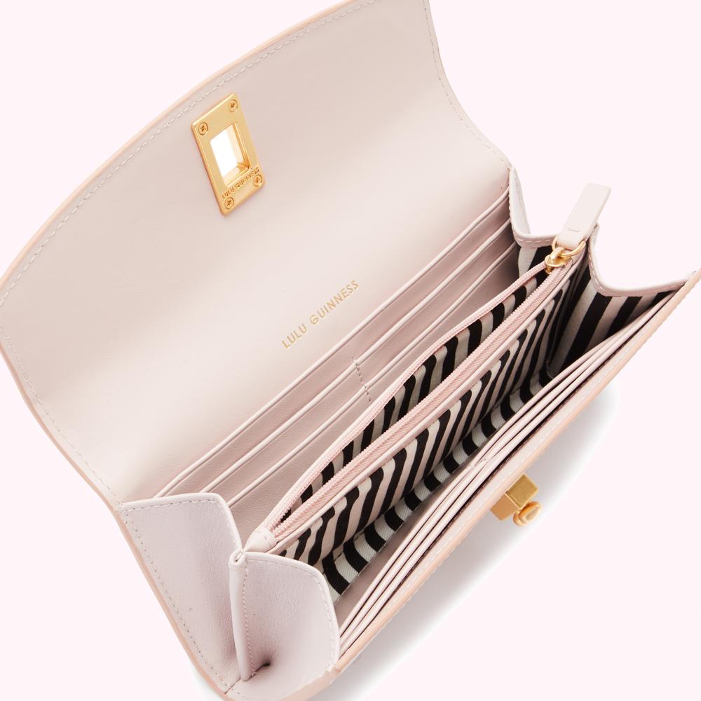 Blush Lip Turnlock Lucia Wallet | Lulu Guinness