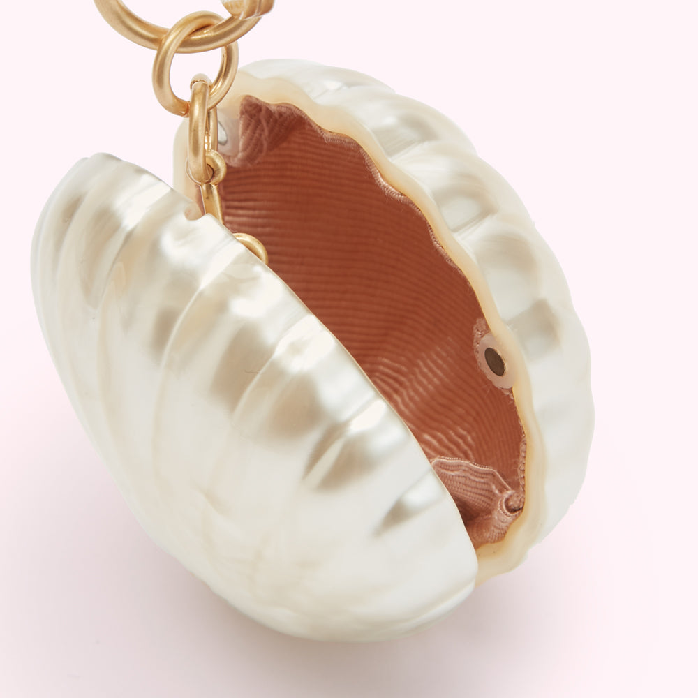 Ivory Shell Mini Collectible Charm | Designer Accessories